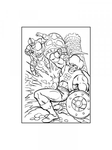 He Man coloring pages