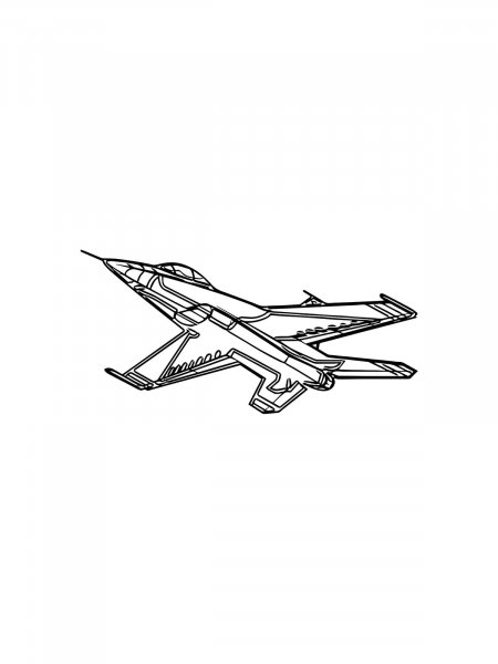 Jet coloring pages