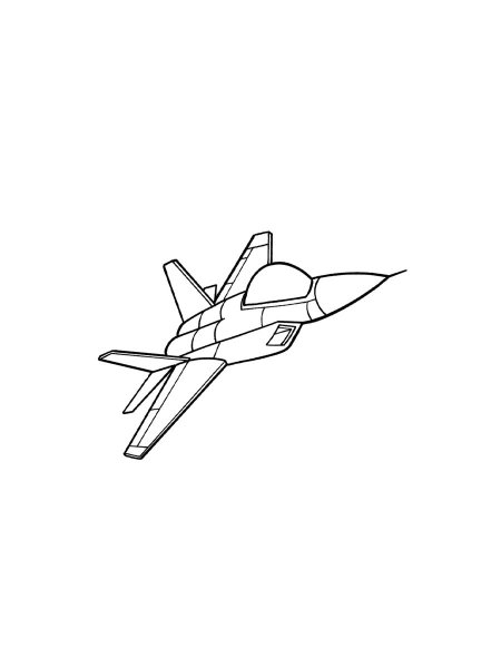 Jet coloring pages