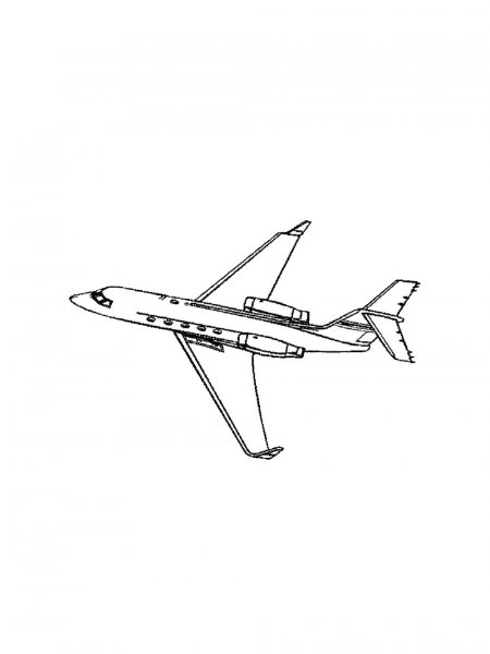 Jet coloring pages