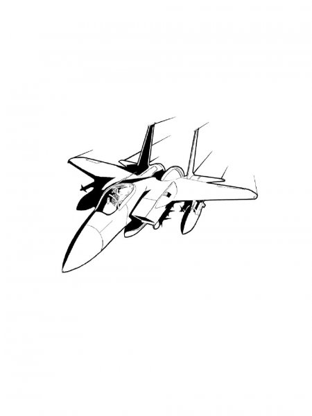 Jet coloring pages