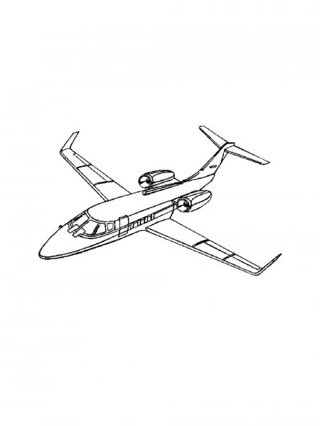 Jet coloring pages
