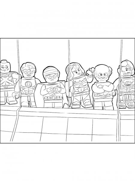 Lego Flash coloring pages