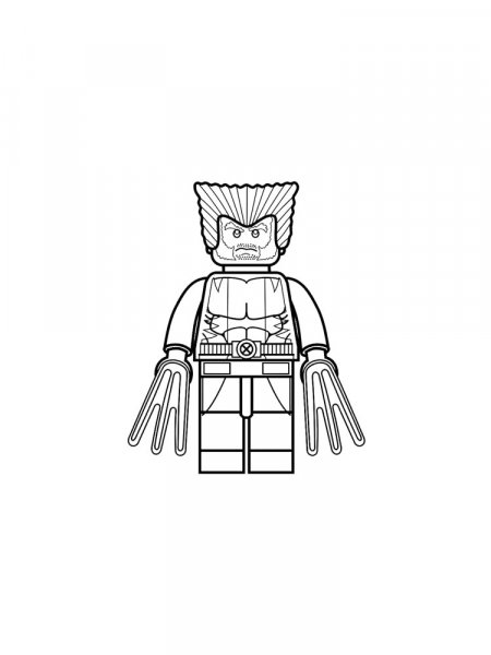 Lego Marvel coloring pages