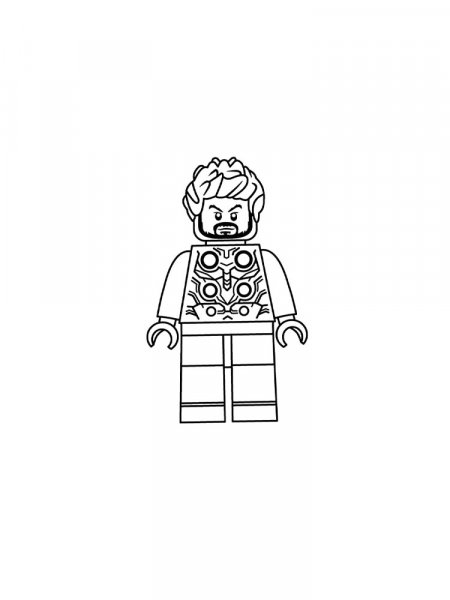 Lego Marvel coloring pages