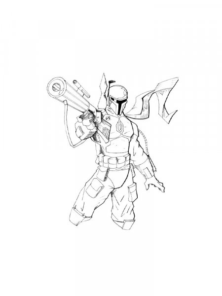 Mandalorian coloring pages