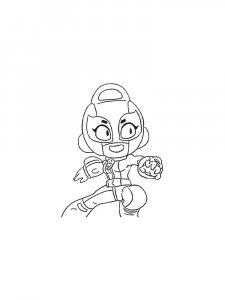 Max Brawl Stars coloring pages