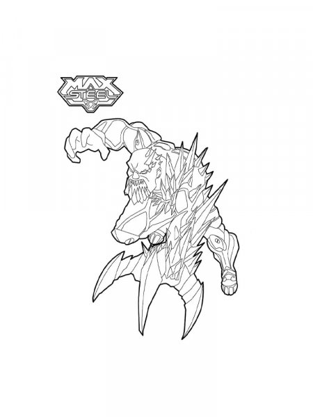 Max steel coloring pages