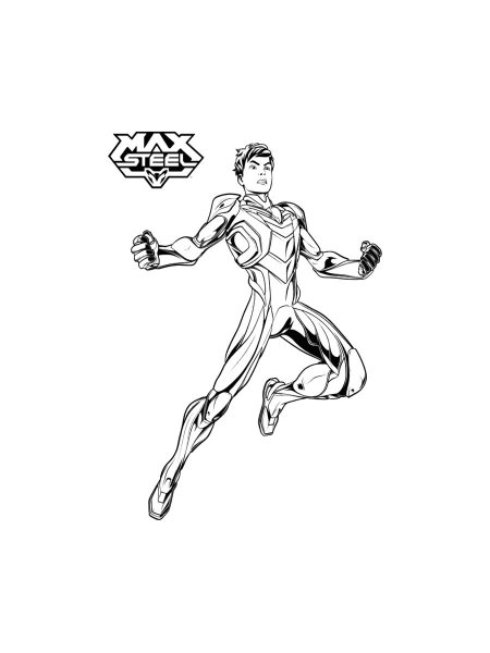 Max steel coloring pages