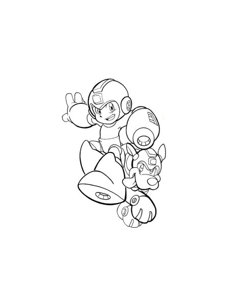 Mega Man coloring pages