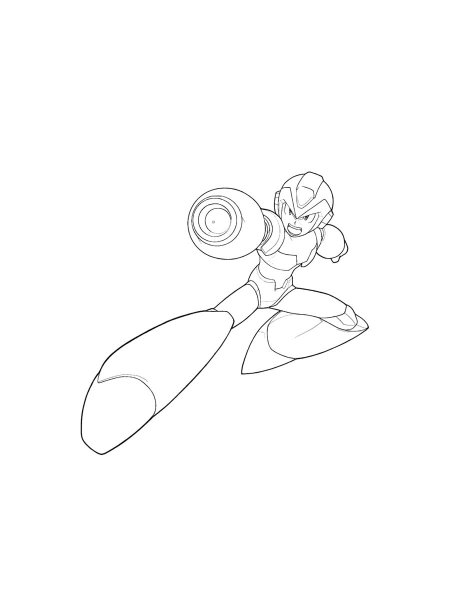Mega Man coloring pages