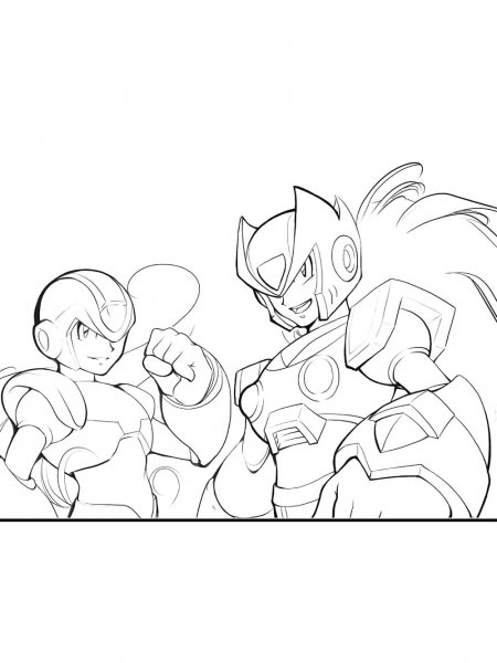 Mega Man coloring pages