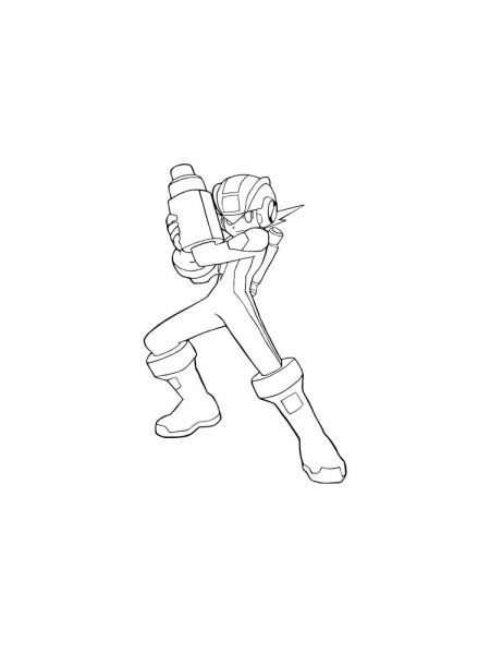 Mega Man coloring pages