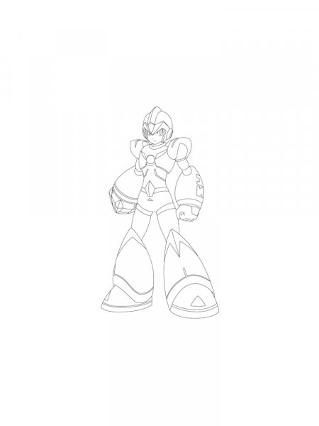 Mega Man coloring pages