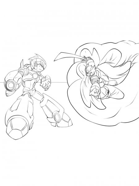 Mega Man coloring pages