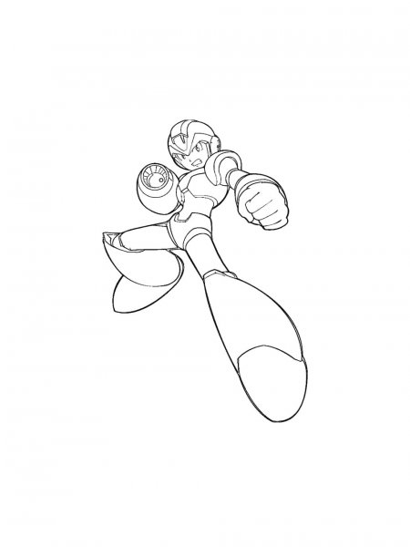 Mega Man coloring pages