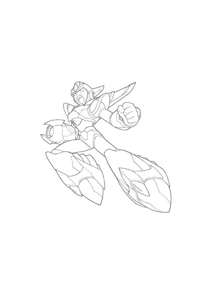 Mega Man coloring pages