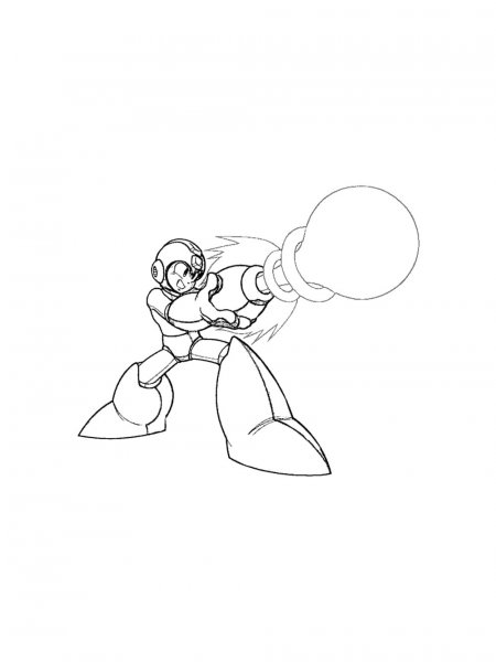 Mega Man coloring pages