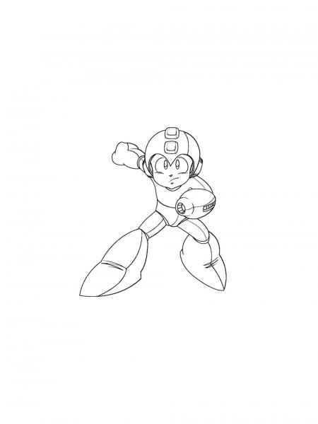 Mega Man coloring pages
