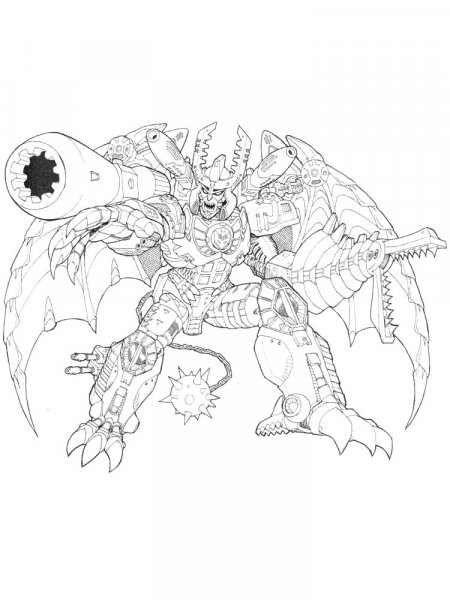 Megatron coloring pages