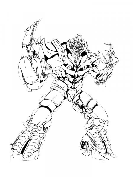 Megatron coloring pages