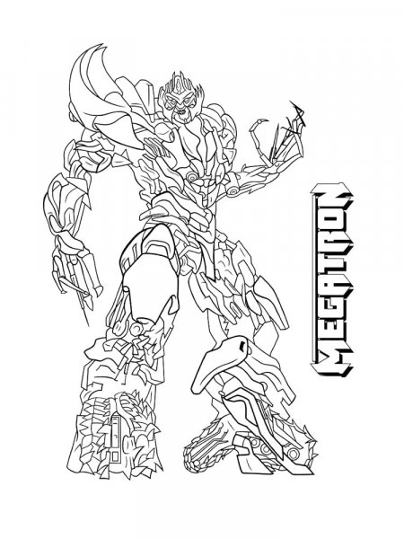 Megatron coloring pages
