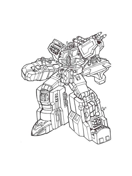 Optimus Prime coloring pages