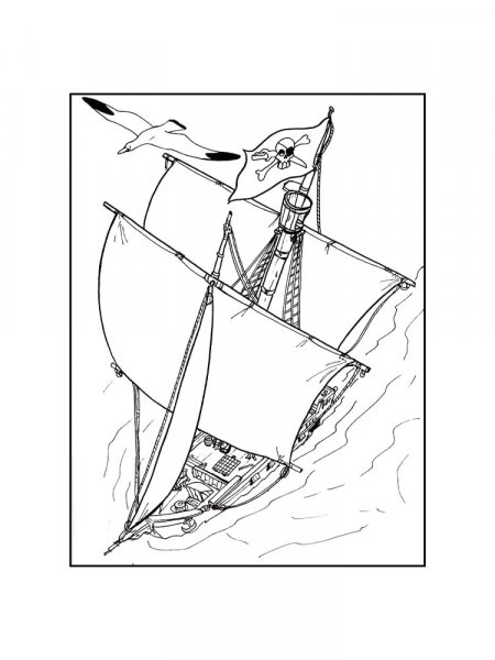 Pirate Coloring Pages (Free Printables for Kids)