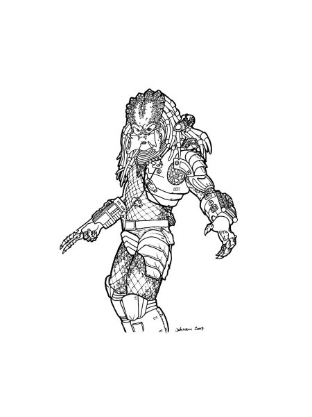 Predator coloring pages