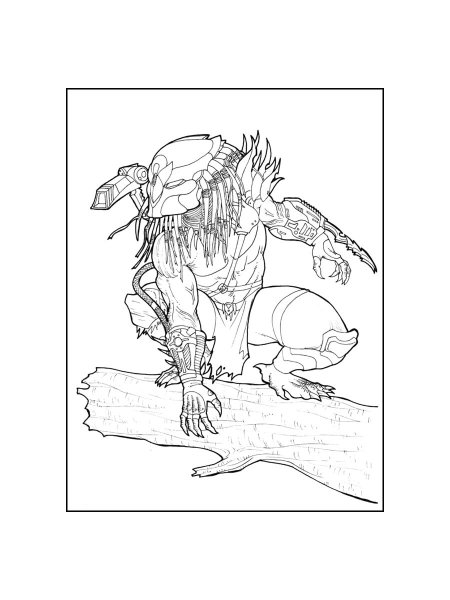 Predator coloring pages