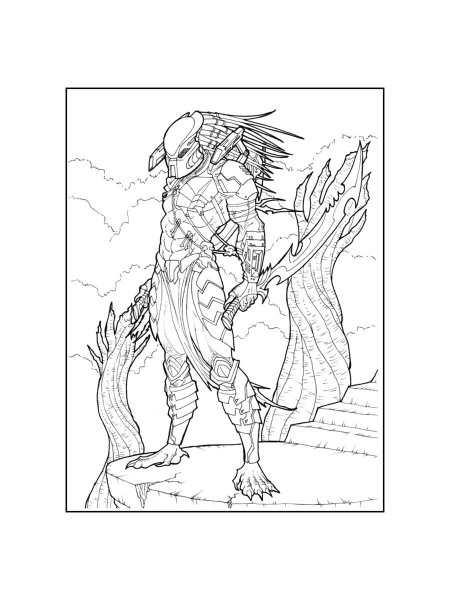 Predator coloring pages
