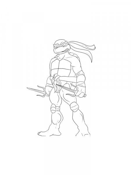 Raphael ninja turtles coloring pages