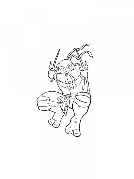 Raphael ninja turtles coloring pages