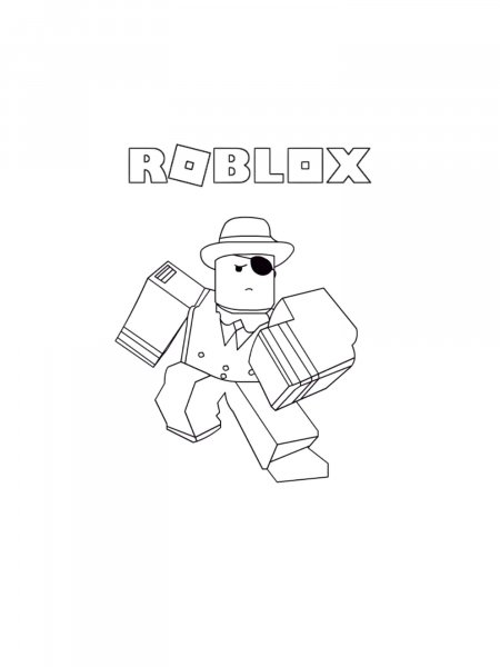 Roblox coloring pages