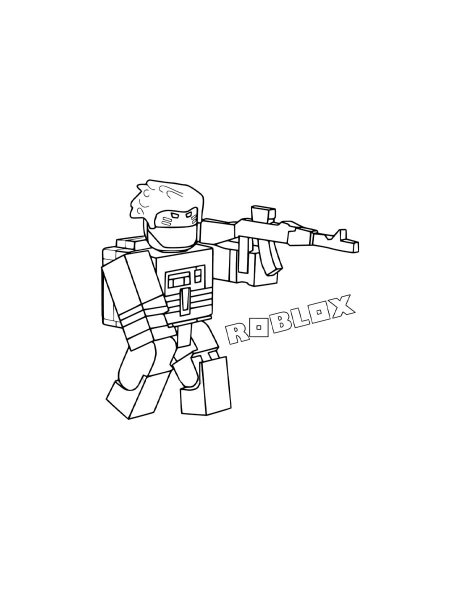 Roblox coloring pages