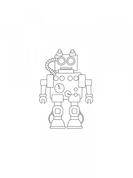 Robots coloring pages