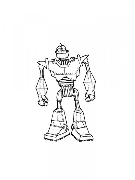 Robots coloring pages
