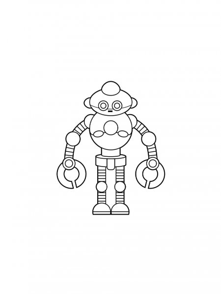 Robots Coloring Pages (Free Printables for Kids)
