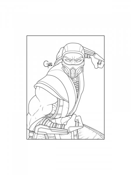 Sub Zero coloring pages