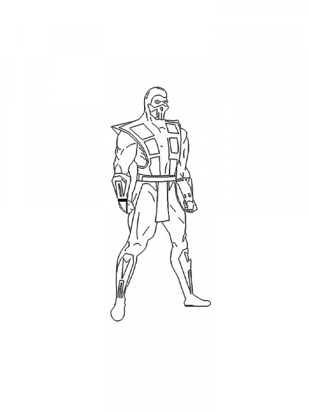 Sub Zero coloring pages