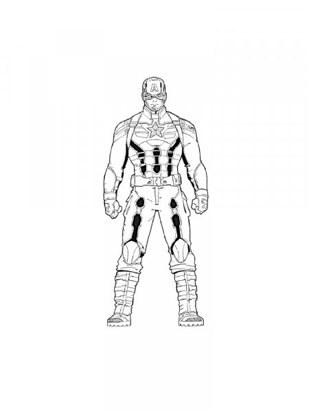 The Winter Soldier coloring pages