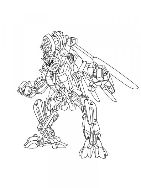 Transformers coloring pages