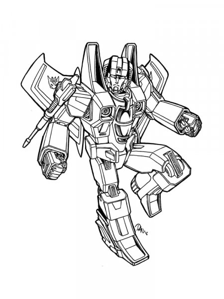 Transformers coloring pages