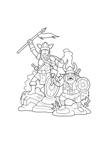 Viking coloring pages