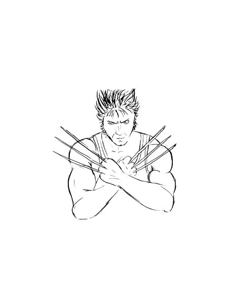 Wolverine coloring pages