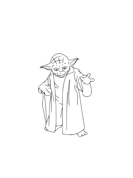 Yoda Star Wars coloring pages