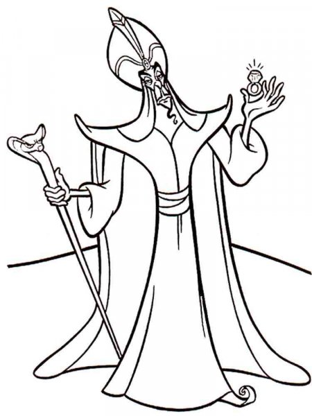 Aladdin coloring pages