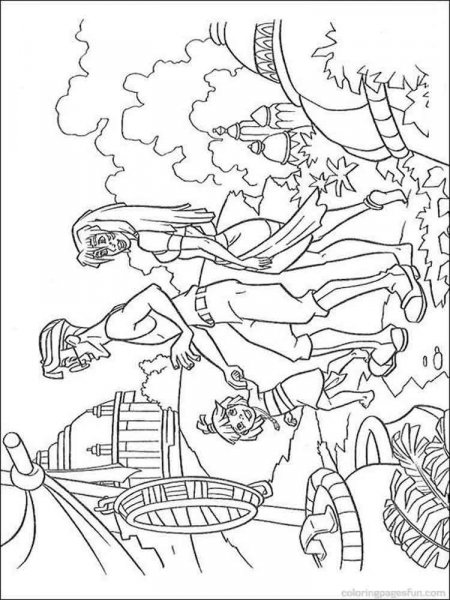 Atlantis coloring pages