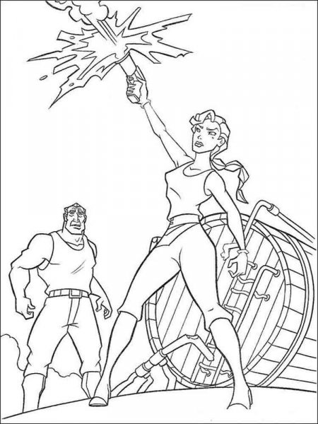 Atlantis coloring pages