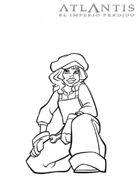 Atlantis coloring pages